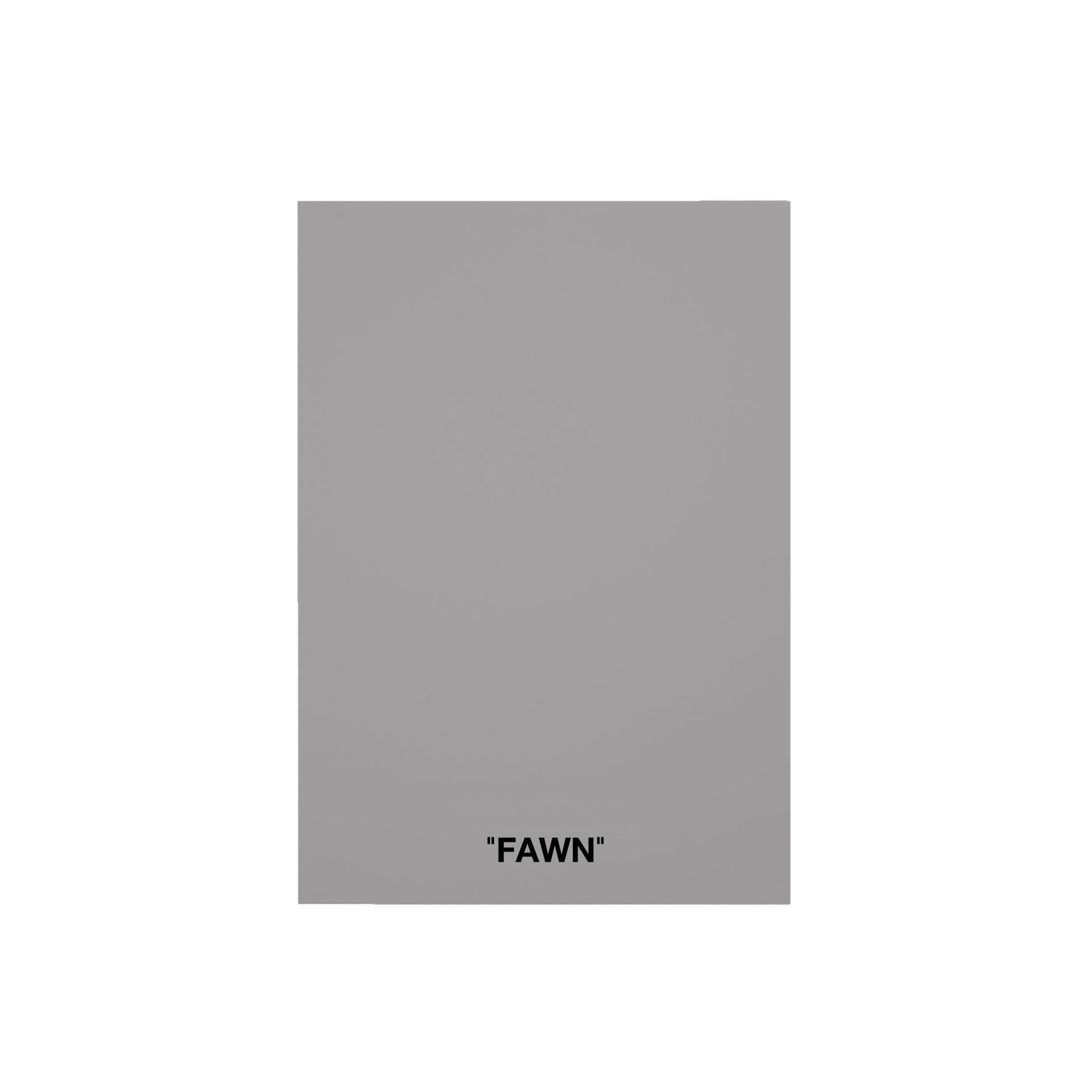 A4 Color Card Fawn | SHADES by Eric Kuster