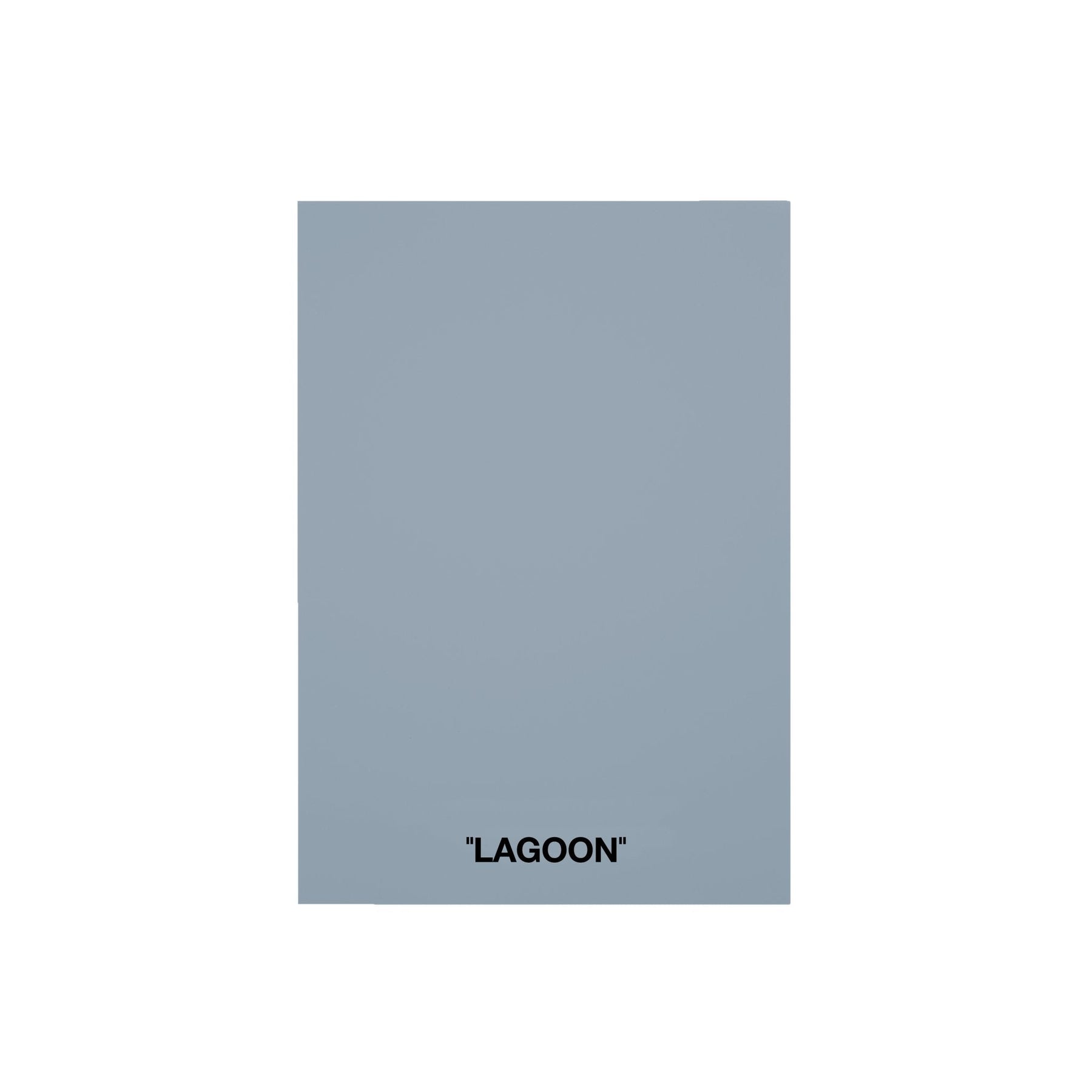 A4 Lagoon Color Card | SHADES by Eric Kuster