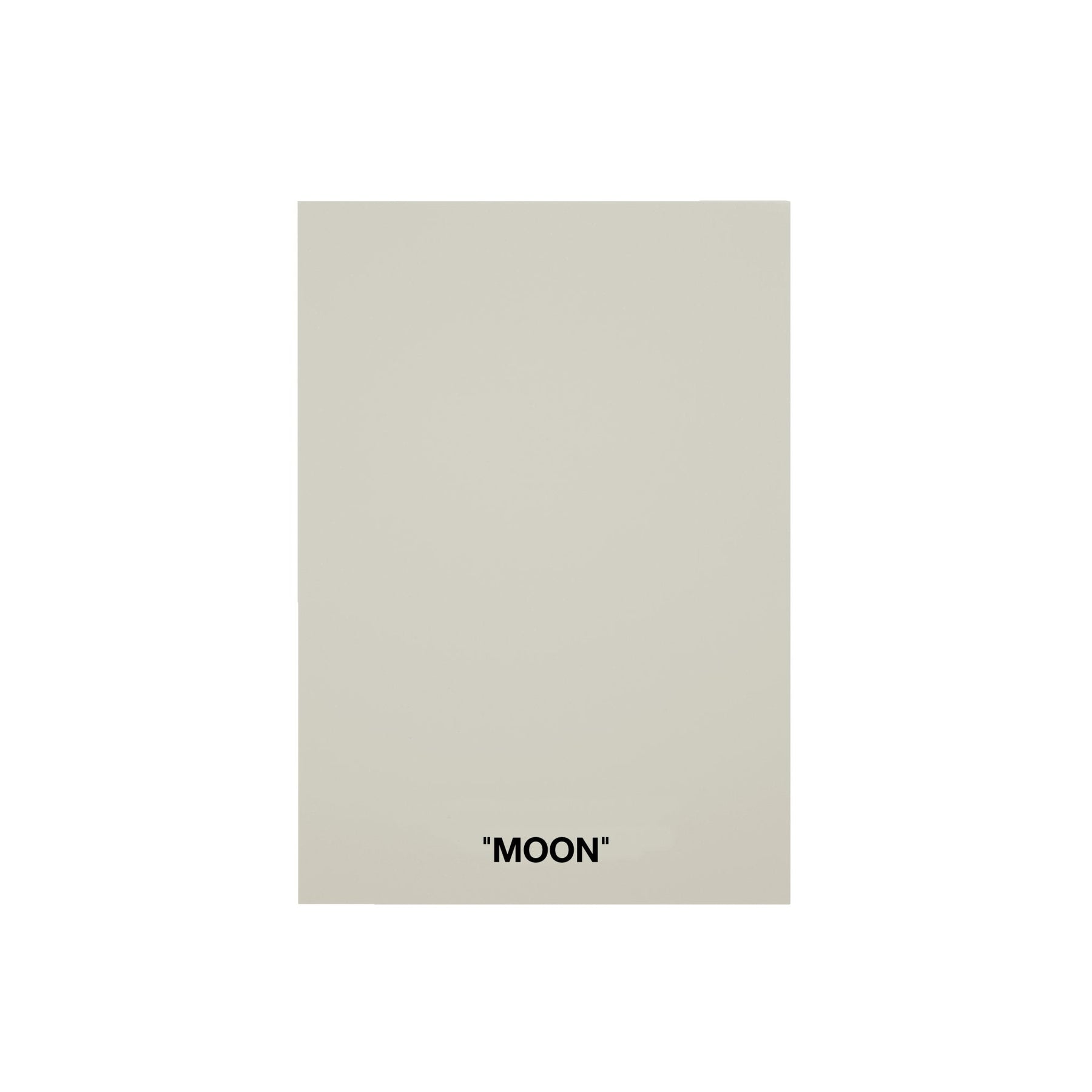A4 Color Card Moon | SHADES by Eric Kuster