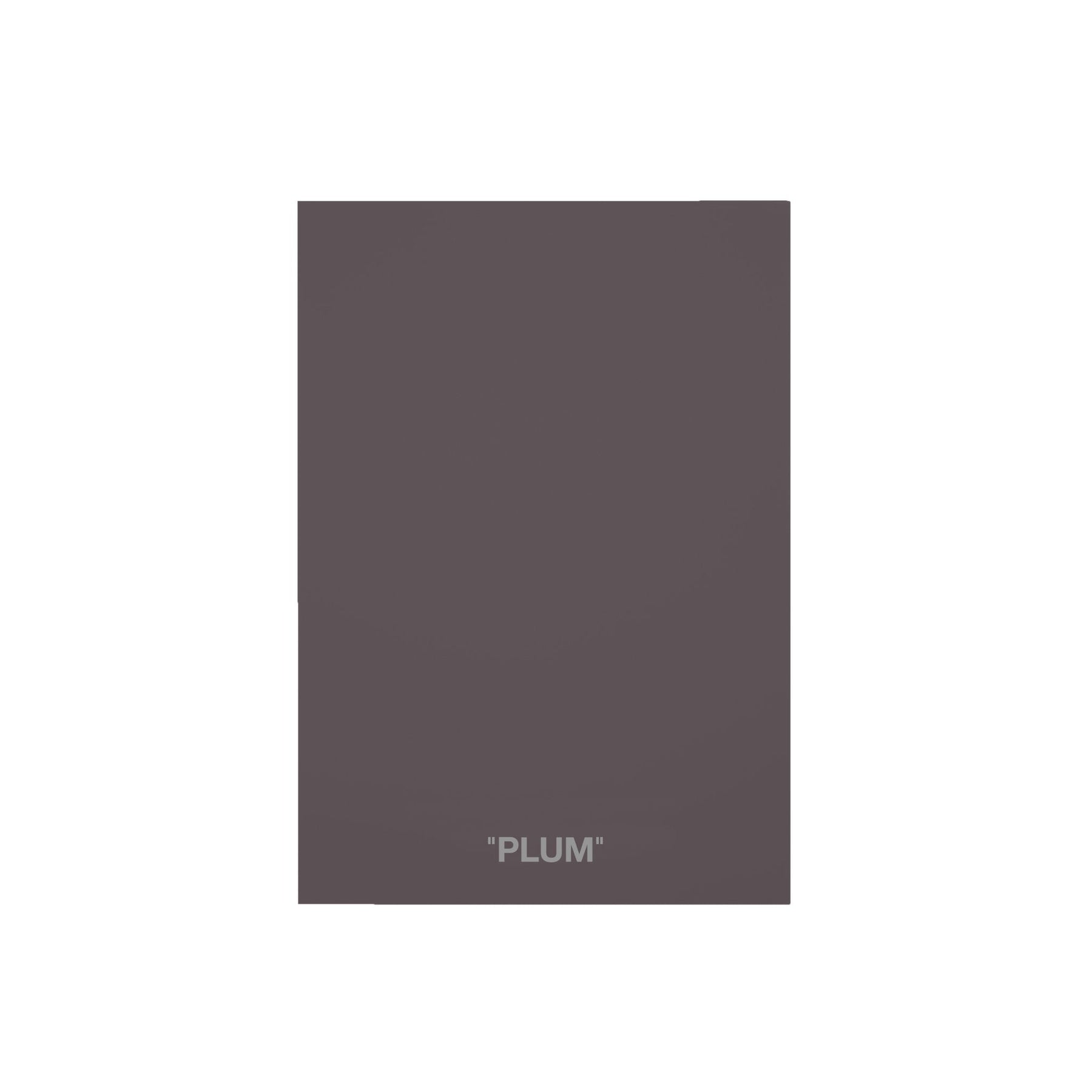 A4 Color Card Plum – Visualize Your Dream Hue | SHADES by Eric Kuster