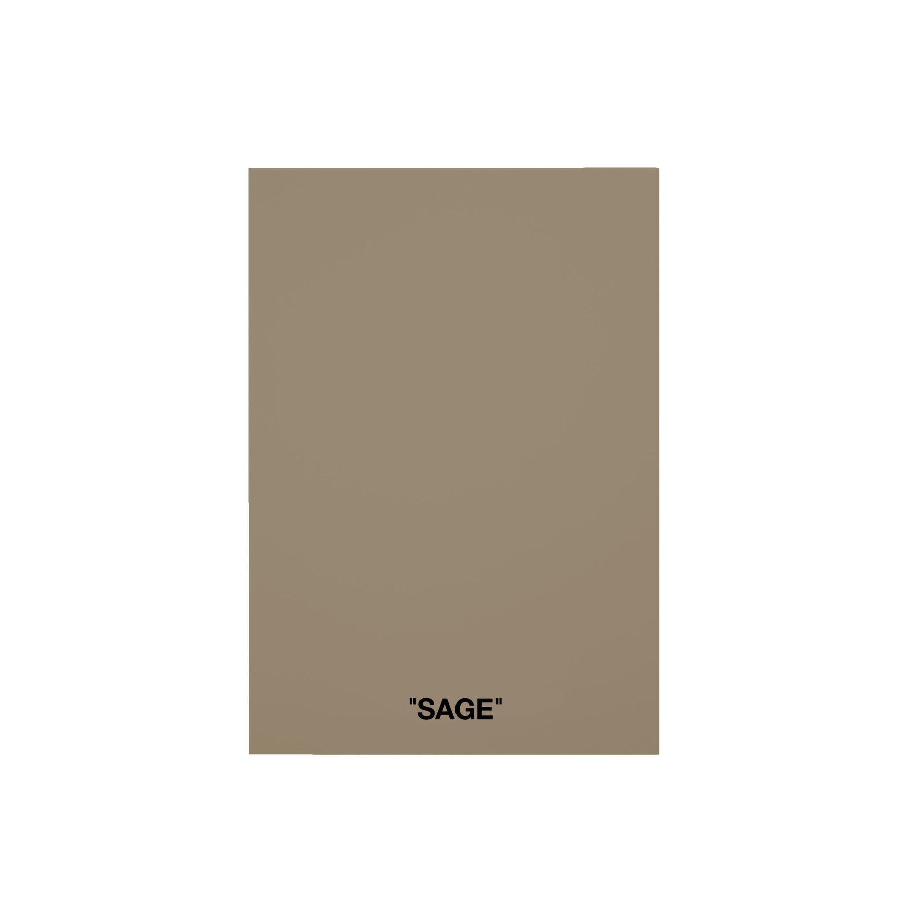 Sage A4 Color Card | SHADES by Eric Kuster