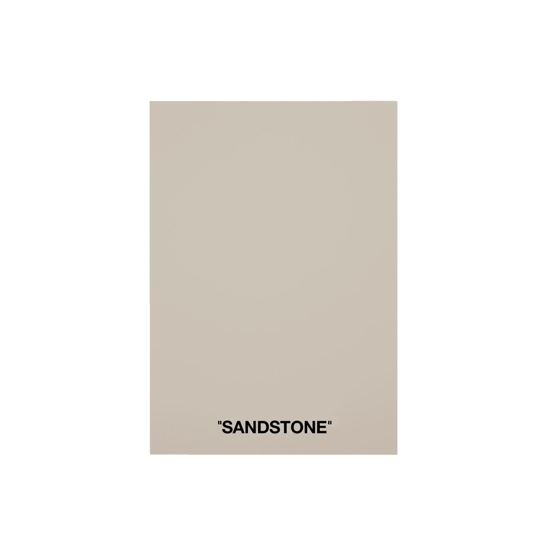 A4 Color Card Sandstone | SHADES by Eric Kuster